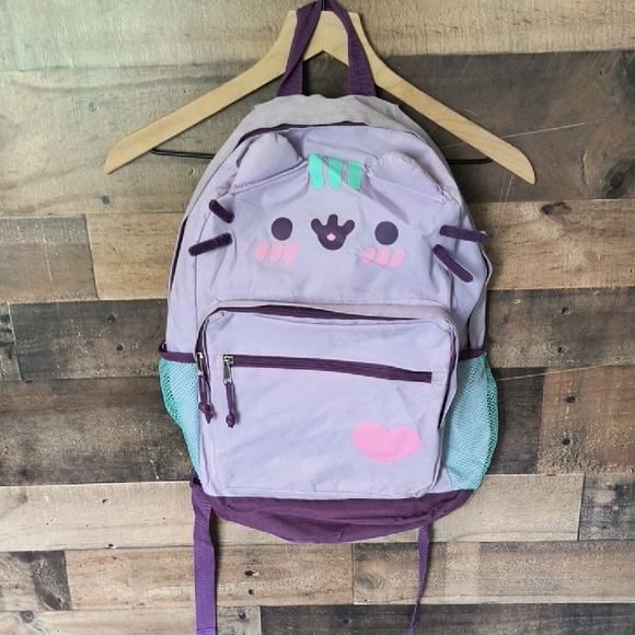 Pusheen | Accessories | Pusheen Cat Purple Kids Backpack | Poshmark